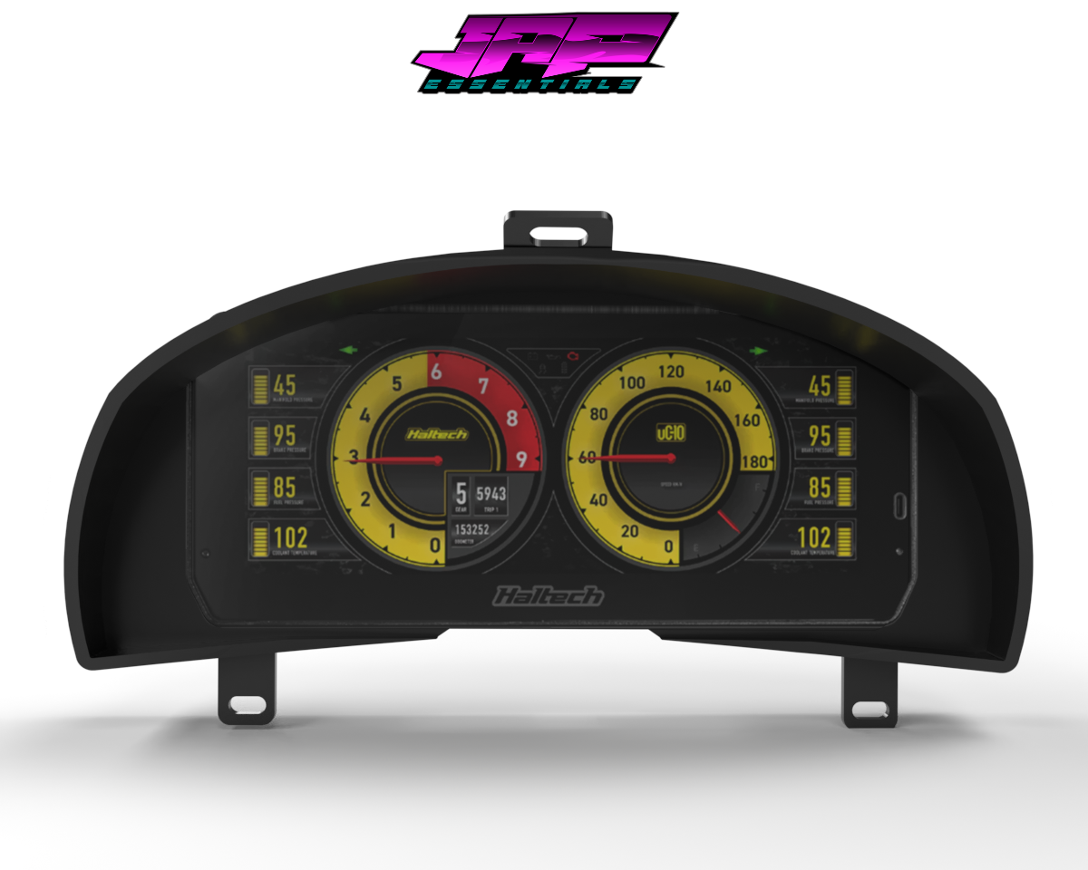 Haltech uC-10 Digital Dash & Cluster Mount COMBO — JAP Essentials