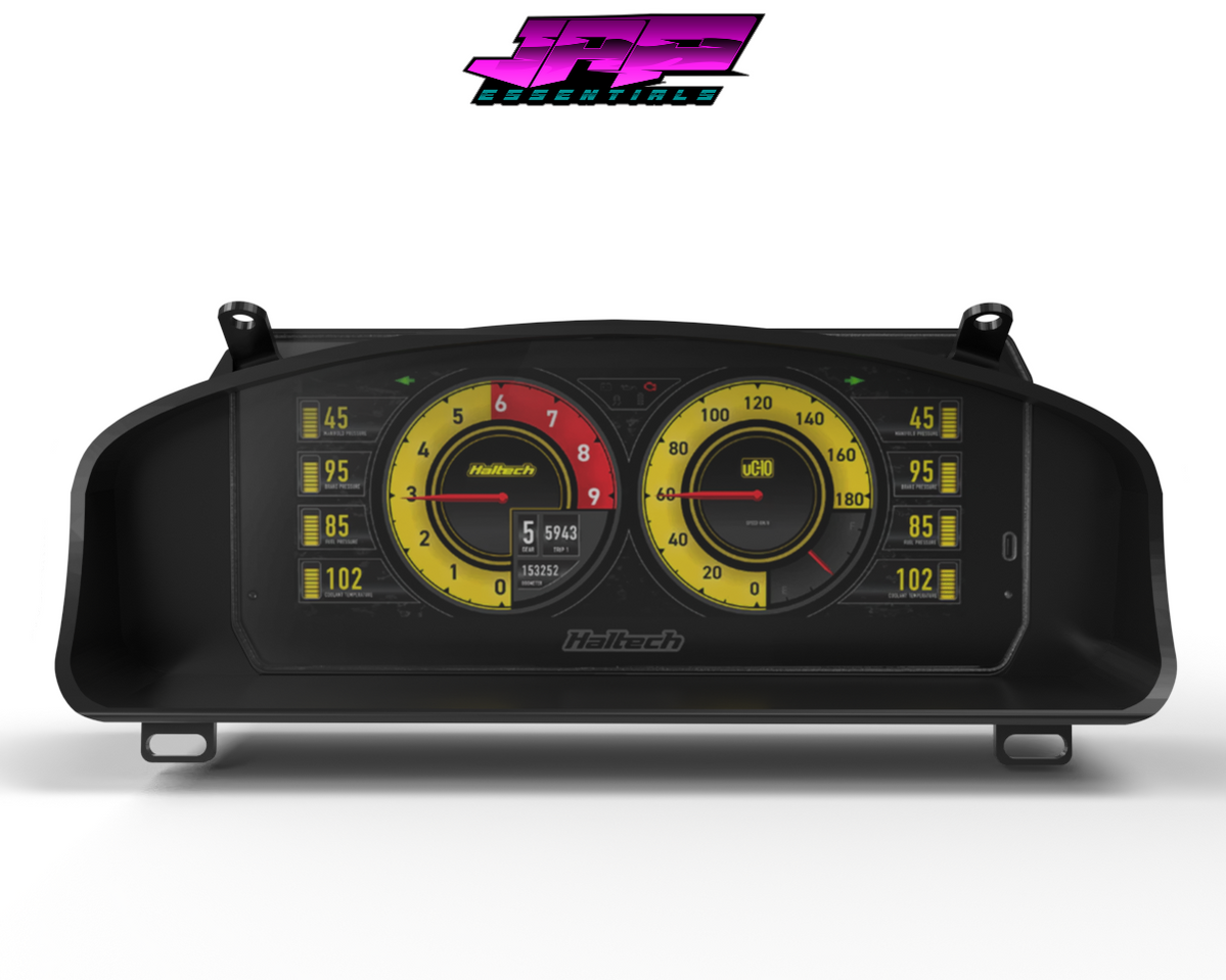 Haltech uC-10 Digital Dash & Cluster Mount COMBO — JAP Essentials